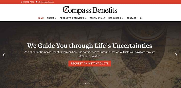 New Website: Compass Benefits - Genr8 Marketing